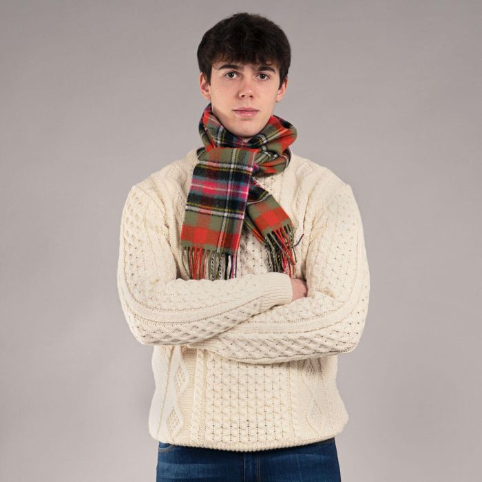 Bowhill Lambswool Scarf Bruce Of Kinnaird Ancient And The Longship