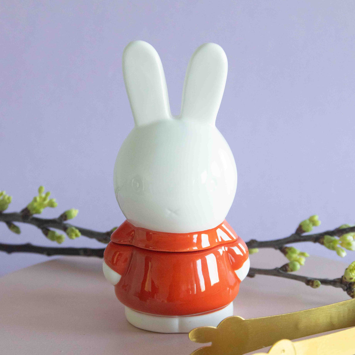 Ceramic Miffy Storage - Red & The Longship