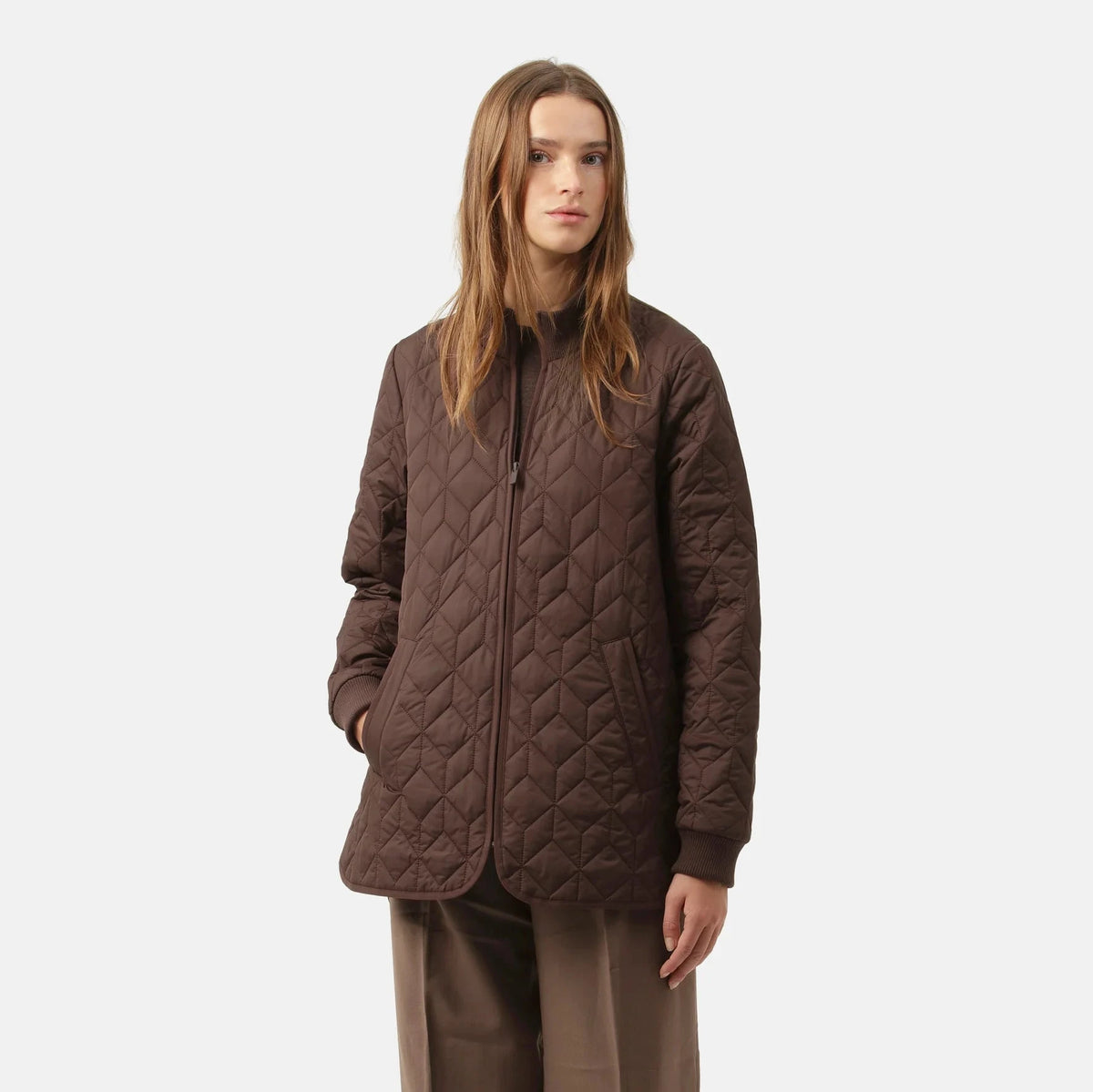 Art40 Quilted Jacket - Ebony & The Longship