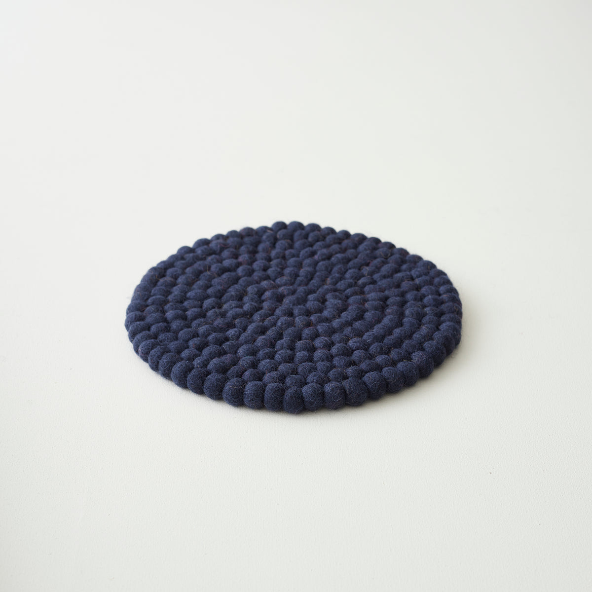 MILDO Handmade Felt Ball Trivet - Navy Blue – The Longship